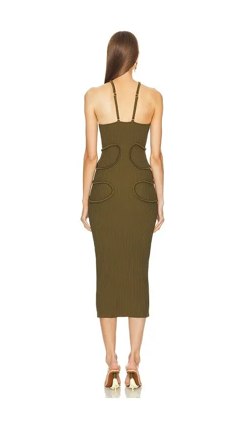 cult gaia avery knit dress In Serpent - 15% Off Giuliana