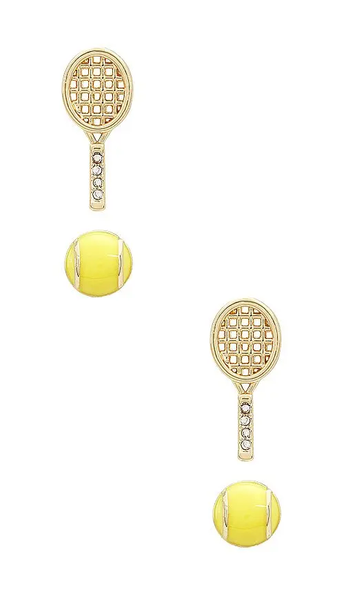 Baublebar Tennis Stud Earring Set - Gold