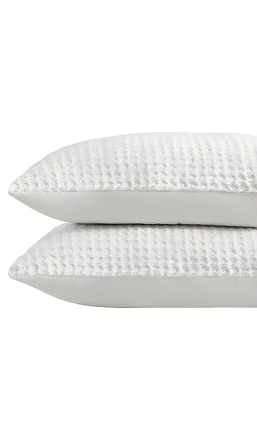 SUNDAY CITIZEN Standard Snug Waffle + Bamboo Sham Set In Cream