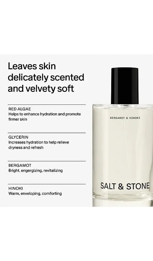 SALT & STONE Bergamot & Hinoki Body Mist - N,a