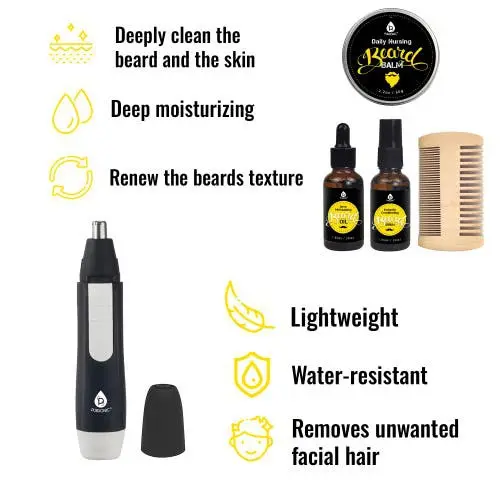 PURSONIC Ultimate Beard Care Kit Grooming Essentials For A Perfect Beard