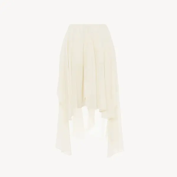 Chloé Fluid Volant Shorts