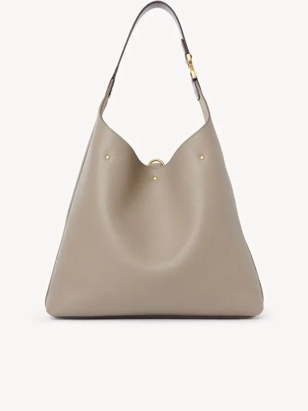 Chloé Marcie Hobo Bag In Grained Leather