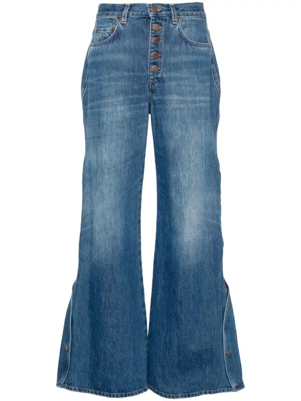 Chloé Cut-out Flared Jeans