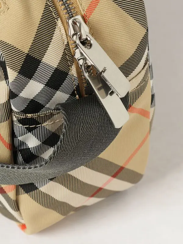 Burberry Check Backpack - Beige
