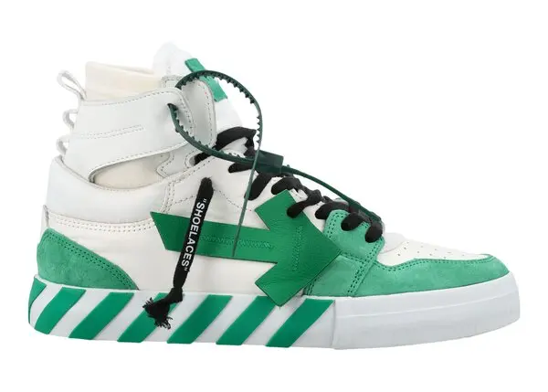 Off-White Off Vulc Highin - White/green
