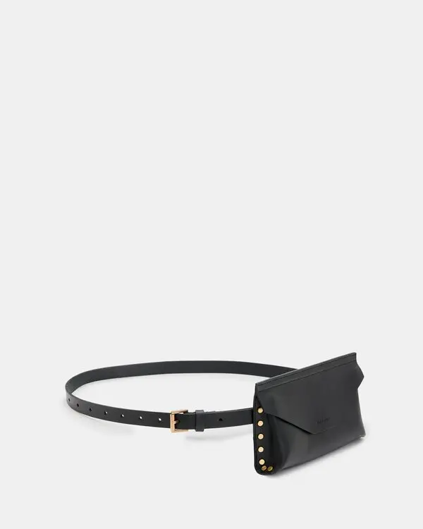 ALLSAINTS Eden Studded Leather Belt Bag