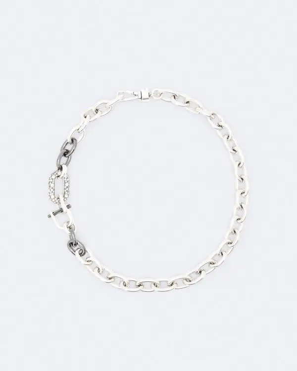 ALLSAINTS Cadence Two Tone Chain Necklace - Mix