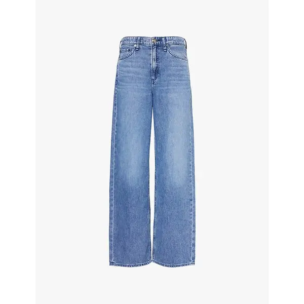 Rag & Bone Featherweight Logan Wide-leg Jeans - River