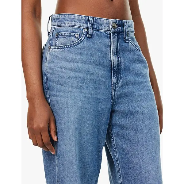 Rag & Bone Featherweight Logan Wide-leg Jeans - River