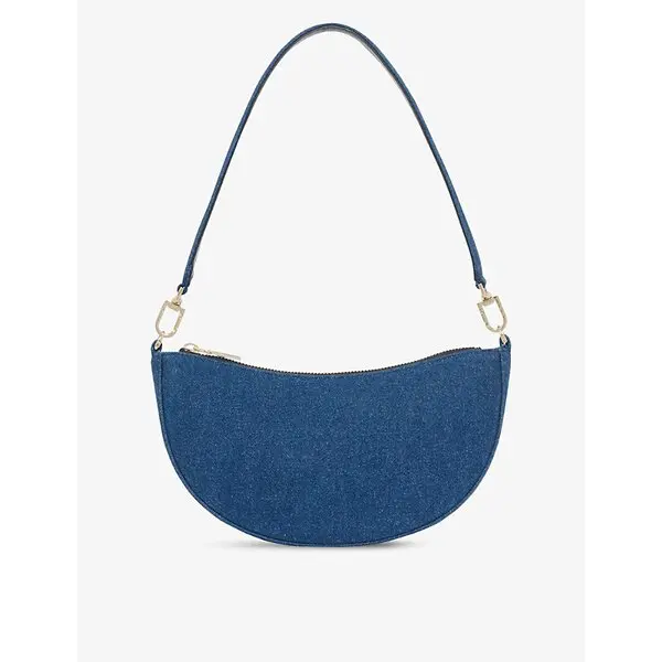 IRO PARIS Arch Denim Shoulder Bag