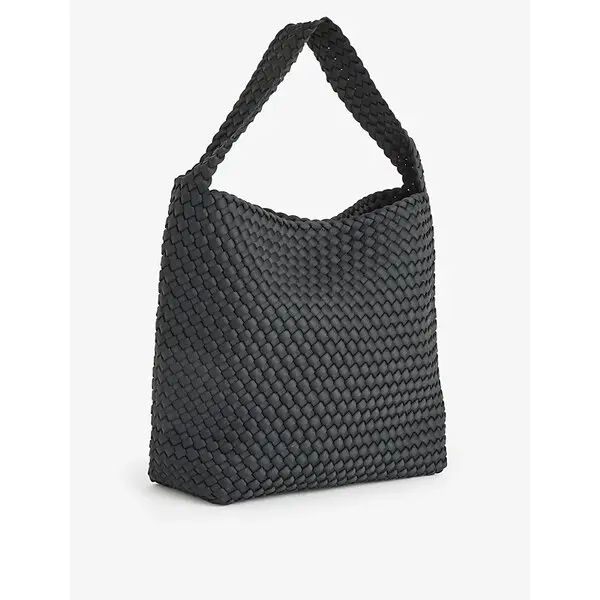 NAGHEDI Nomad Woven Hobo Bag - Onyx