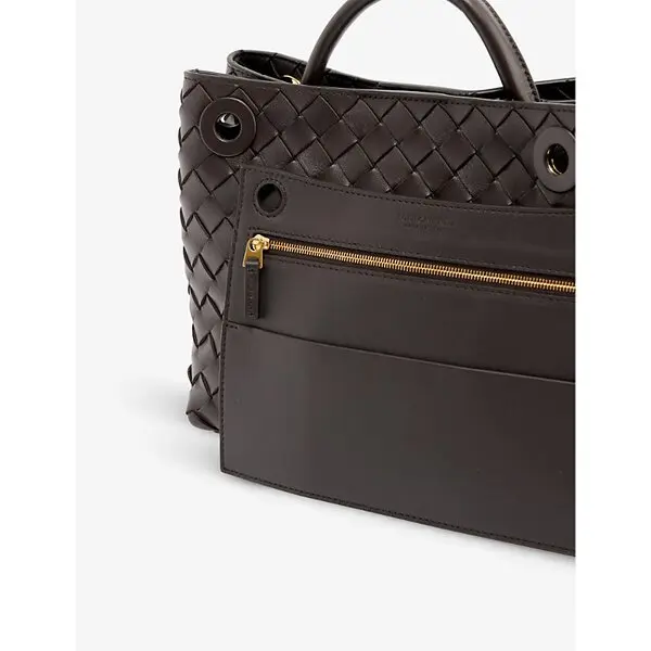 Bottega Veneta Andiamo Small Leather Tote Bag - Fondant