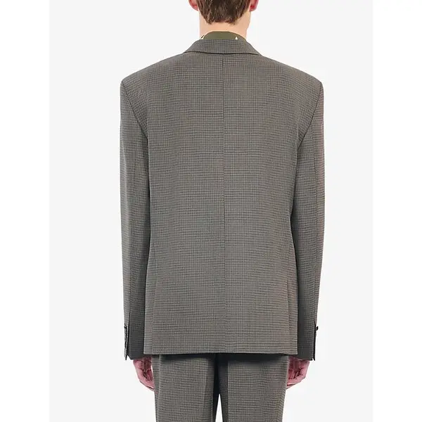 The Kooples Regular-fit Single-breasted Stretch-wool Blazer
