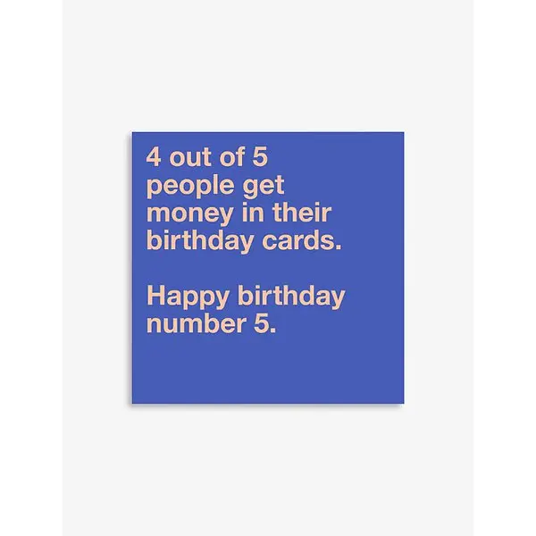 CENTRAL 23 4 Out Of 5 People… Greetings Card 14.5cm X 14.5cm