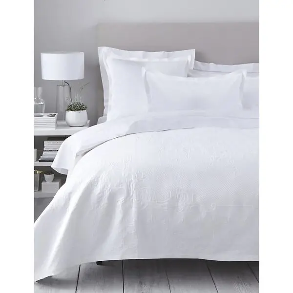 THE WHITE COMPANY Vintage Etienne Small Square Cushion Cover 40cm X 40cm
