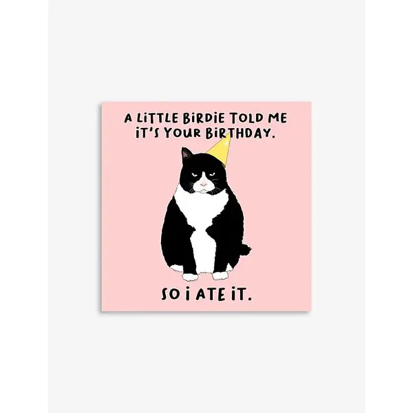 CENTRAL 23 A Little Birdie Told Me… Greetings Card 14.5 X 14.5cm - One-color