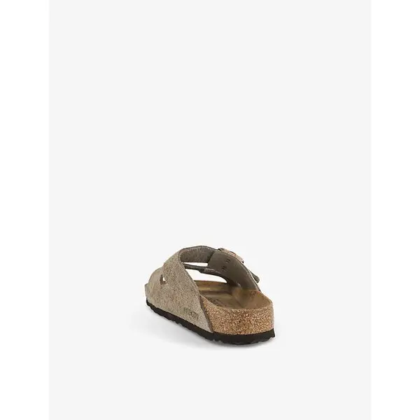 BIRKENSTOCK Arizona Double-strap Leather Sandals - Taupe Suede