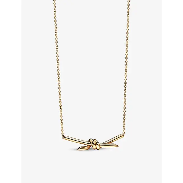 Tiffany & Co. Knot Pendant Necklace - Gold
