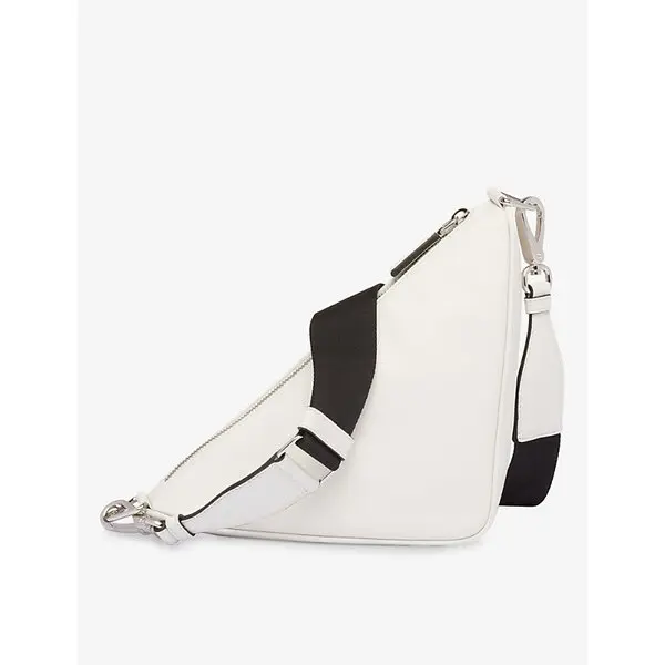 Prada Triangle Leather Shoulder Bag
