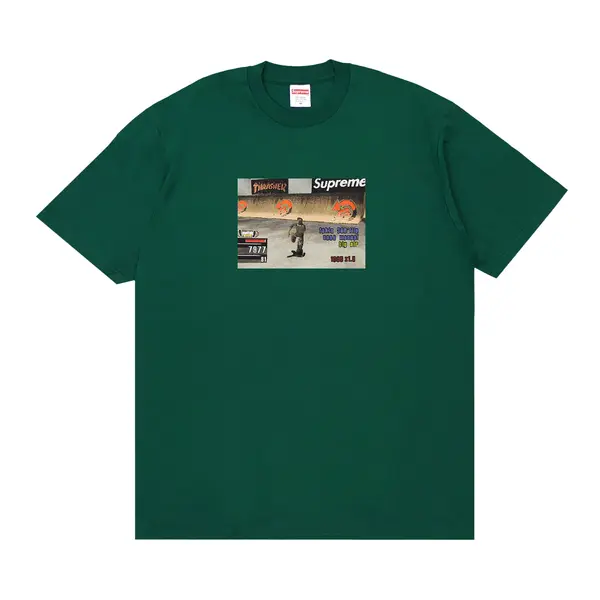Supreme X Thrasher Game Tee 'dark - Green
