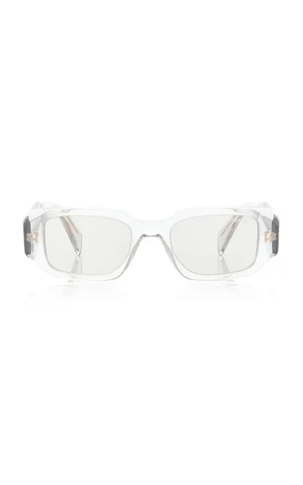 Prada Symbole Square-frame Sunglasses - Grey
