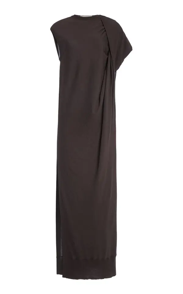 Stella McCartney Draped Knit Maxi Dress