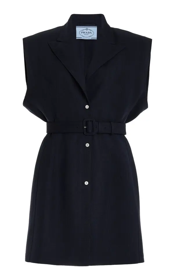 Prada Wool Blazer Mini Dress