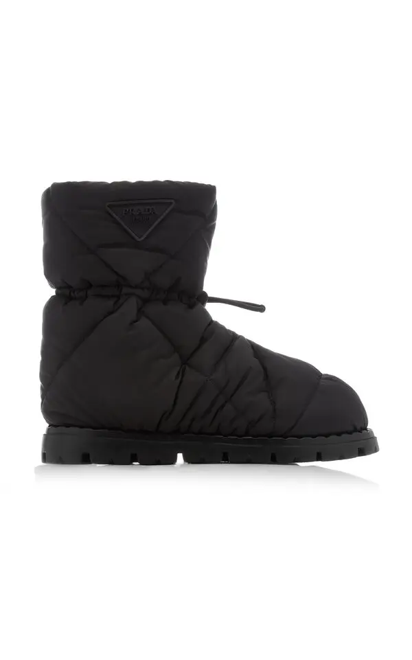 Prada Down-quilted Nylon Ankle Boots