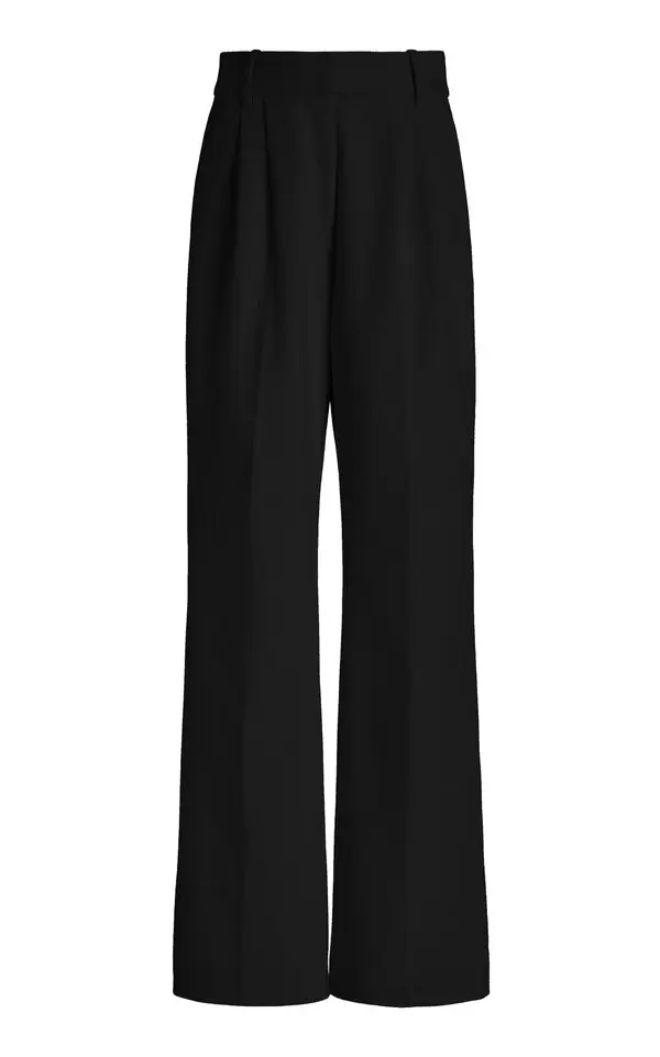 FAVORITE DAUGHTER High-waisted Pleated Trousers