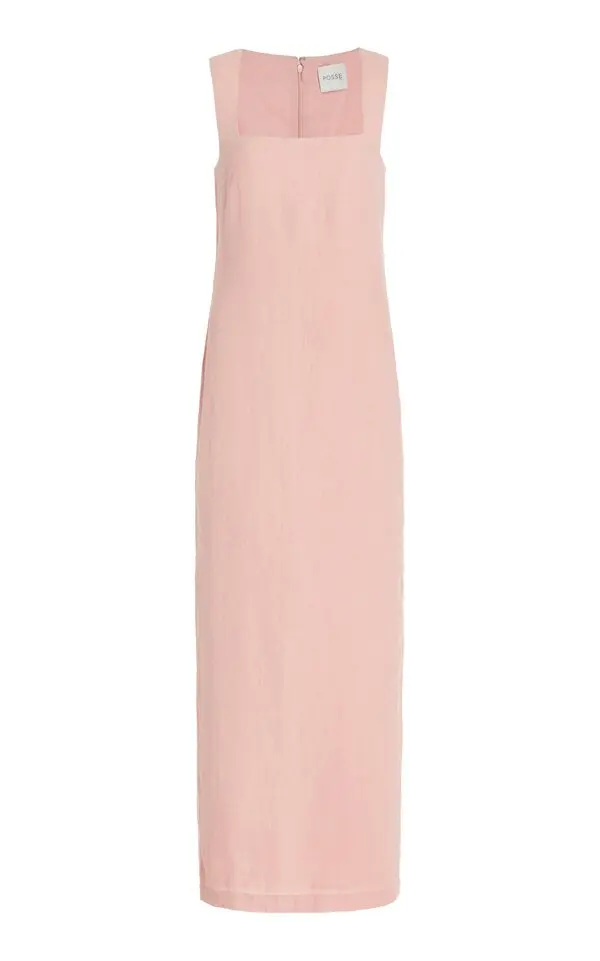 Posse Alice Linen Midi Dress