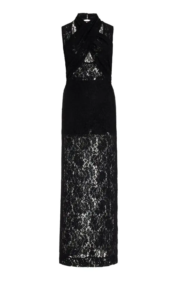 THIRD FORM Wayward Wrapped Lace Maxi Dress