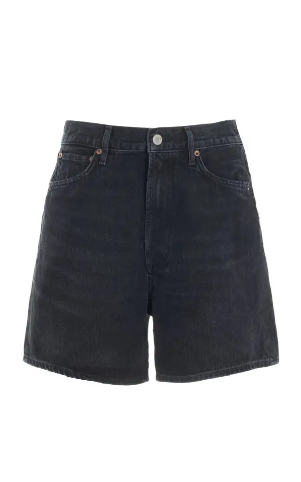 AGOLDE Stella Denim Shorts - Black