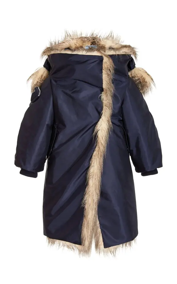 Prada Faux Fur-lined Shell Jacket