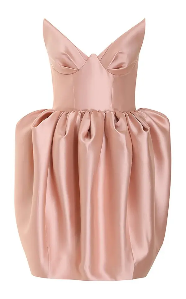Zimmermann Matchmaker Bustier Wool-silk Mini Dress