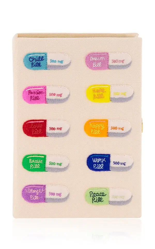 OLYMPIA LE-TAN Pills Book Clutch