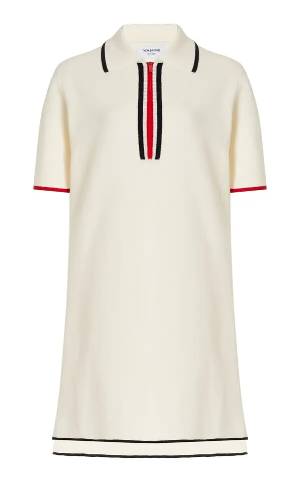 Thom Browne Milano Wool Mini Dress