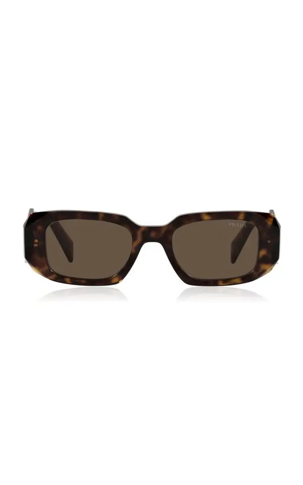 Prada Square-frame Acetate Sunglasses - Brown