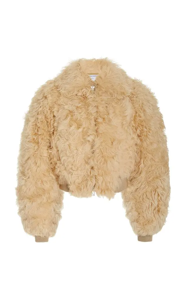 Bottega Veneta Shearling Bomber Jacket