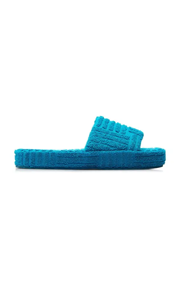 Bottega Veneta Resort Slippers - Blue