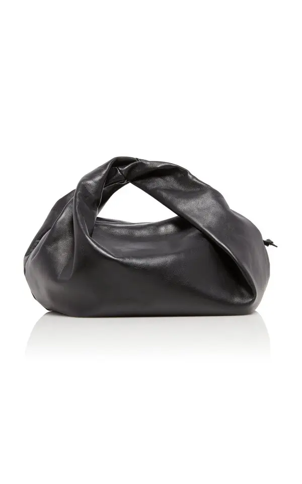 Dries Van Noten Leather Top Handle Bag