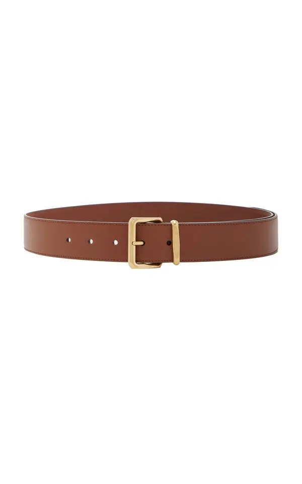 Miu Miu Leather Belt - Brown