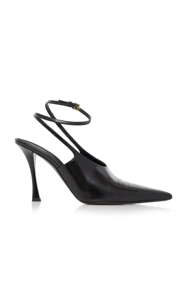 Givenchy Show Patent Leather Slingback Pumps