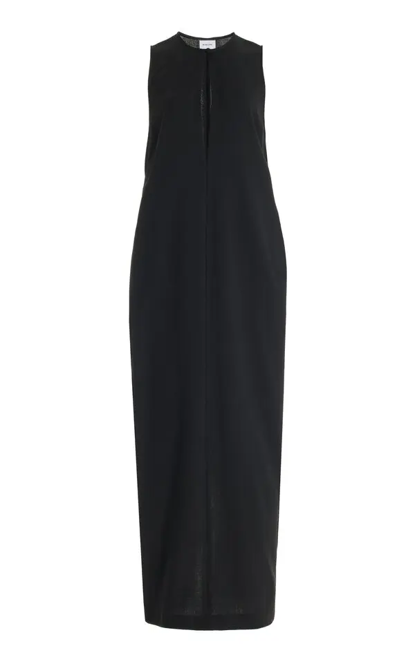 BEARE PARK Crepe Column Maxi Dress