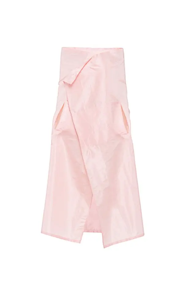Prada Silk Cape Coat