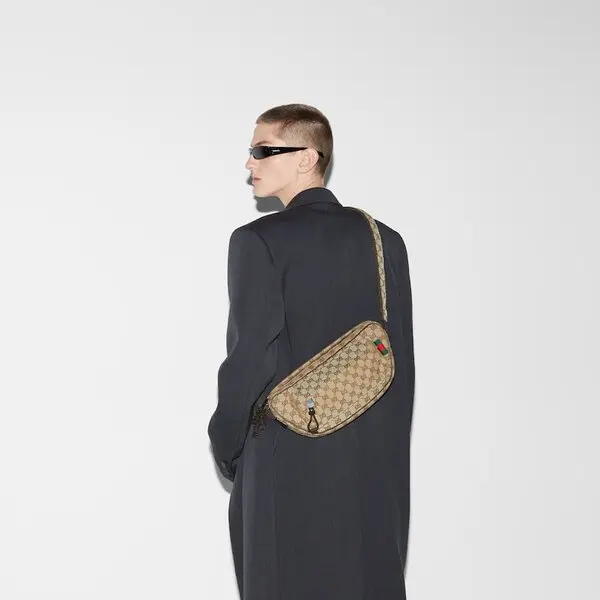 Gucci Gg Canvas Large Slingbag