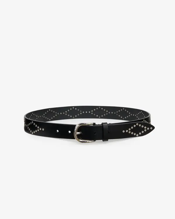 Isabel Marant Liliana Belt - Black/silver