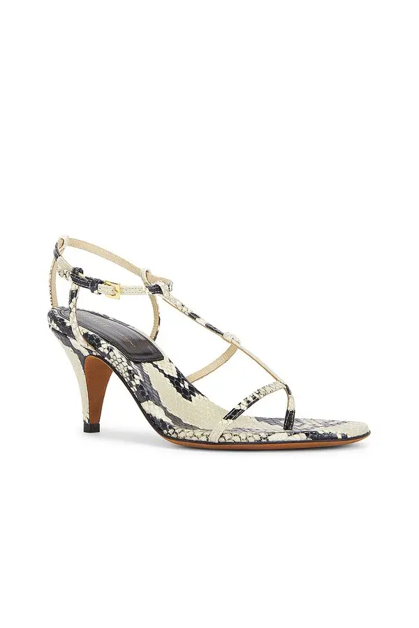 Khaite Jones T-strap Heel Sandal