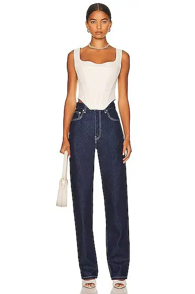 EB DENIM High Rise Straight Jeans
