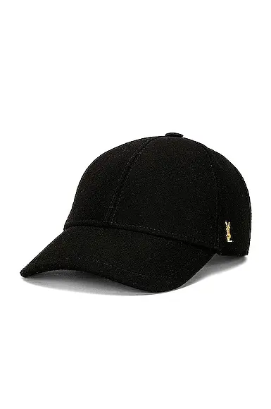 Saint Laurent Casquette Feutre Cap